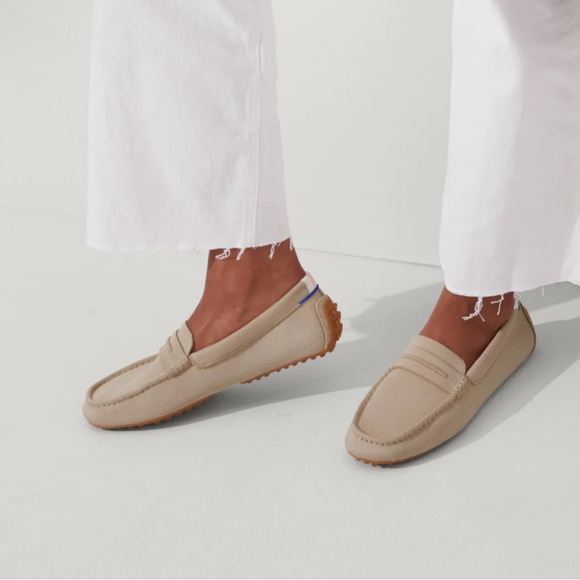 Rothy's | Shoes | Rothys The Driver Sesame 85 Loafers Neutral Slip On ...